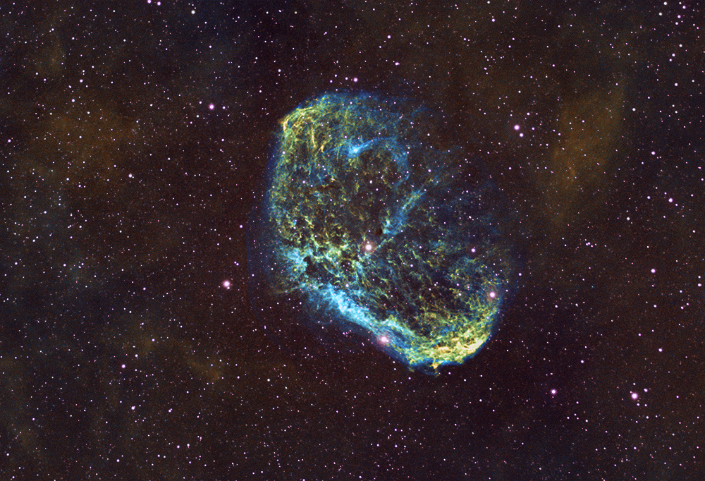 The Crescent Nebula - Hubble Palette - Experienced Deep Sky Imaging ...