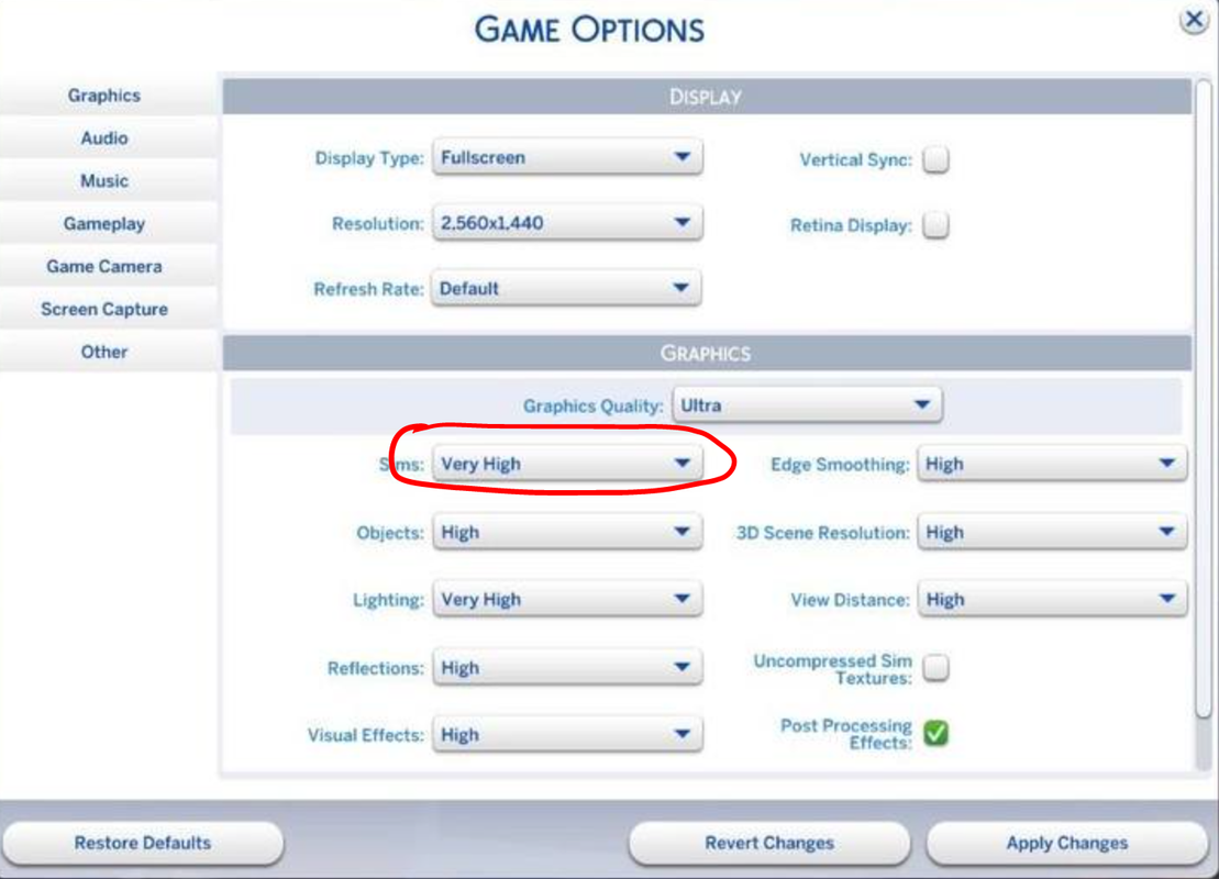 SETTINGS — Postimages