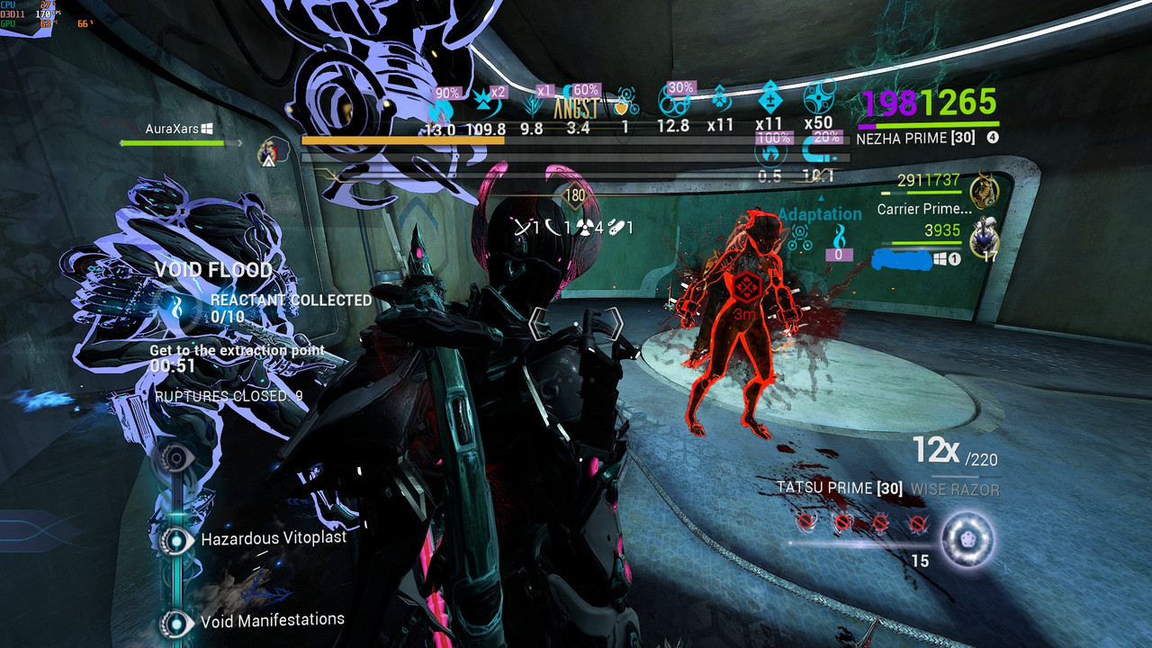 when stalker boss from steel path enters the lift in zariman missions the hud from relics stays ...