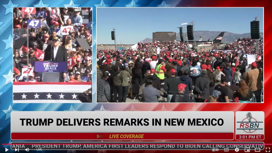 LIVE: President Trump Holds a Rally in Albuquerque, NM 10/31/24 ...