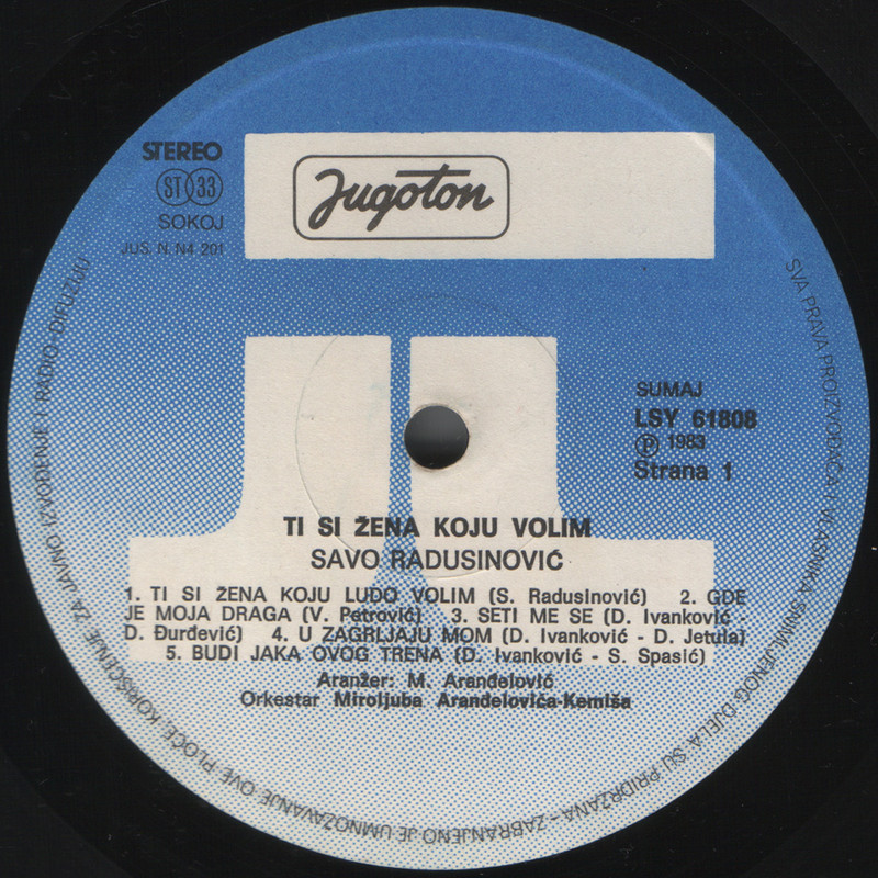 Savo Radusinovic 1983 A — Postimages