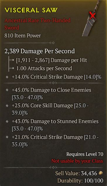 O Godly 810 Ilvl 2h Sword - Topic - d2jsp