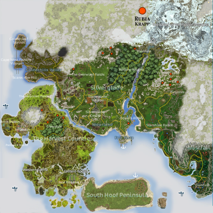 All Farah's plants map! | Star Stable Forums