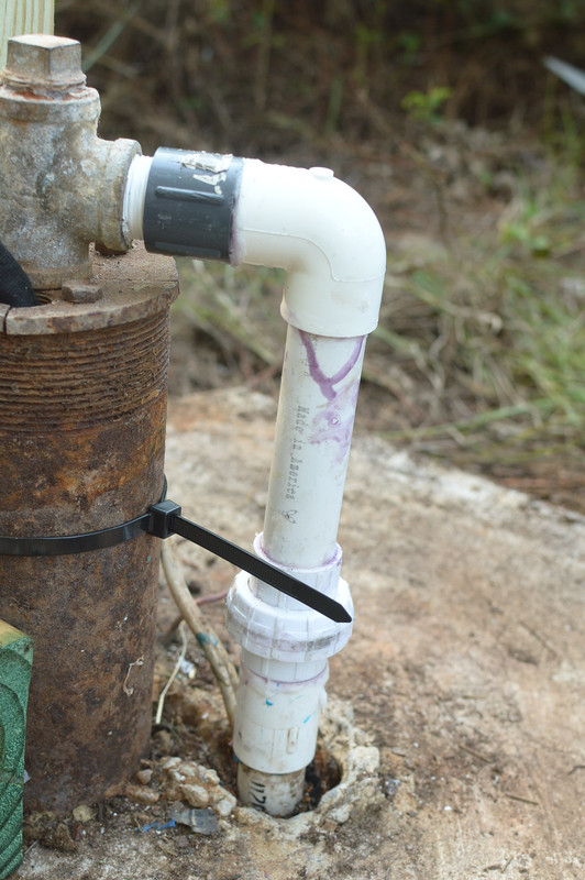 PVC pipe from well pump sprung a leak | DIY Home Improvement Forum