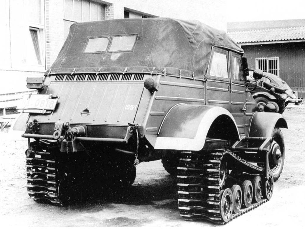 Kübelwagen type 155 half-track - Work in Progress - Armour ...
