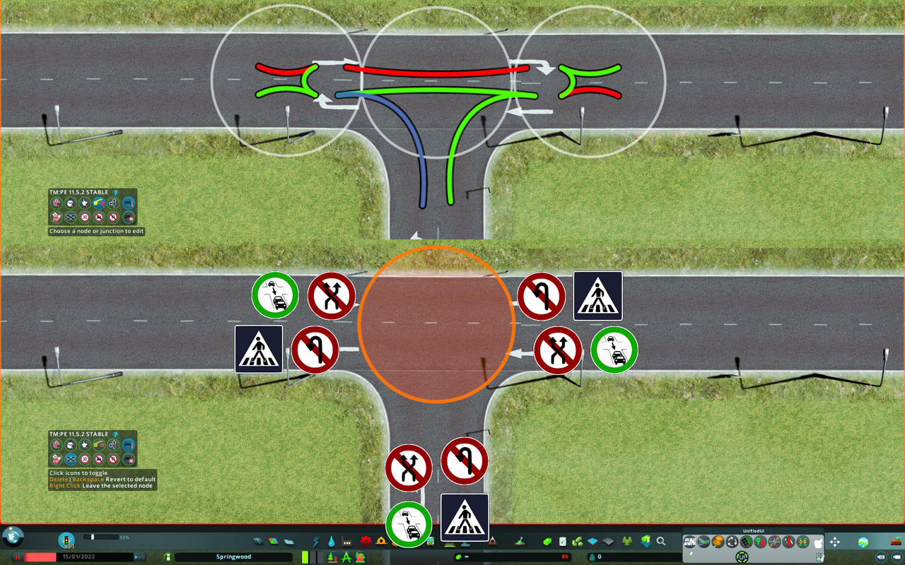 Any way to do mini-roundabouts, like the size of intersections? : r ...