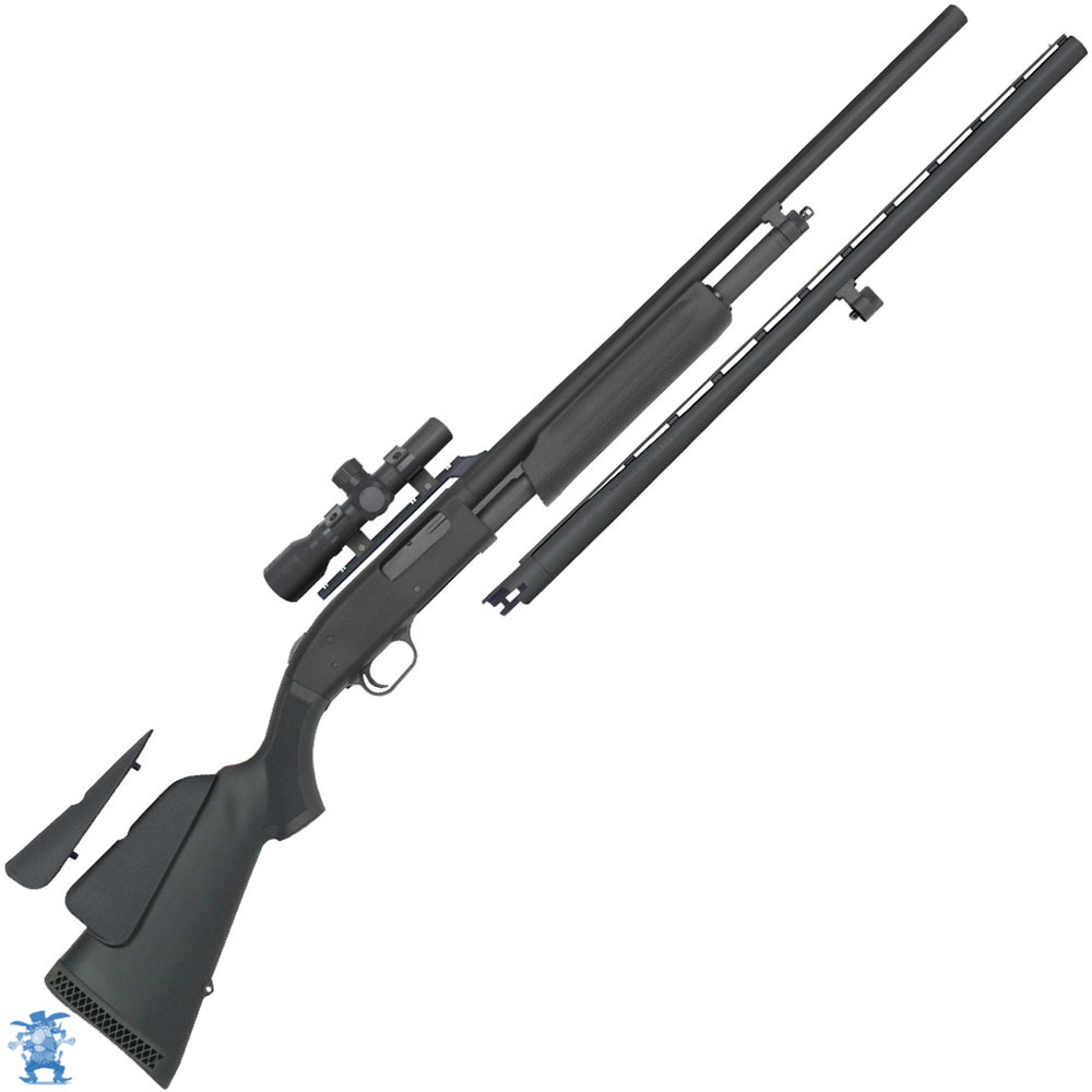 Mossberg 500 Hunting Field/Slug 12 Gauge Combo 28" Barrel + 24" Barrel ...