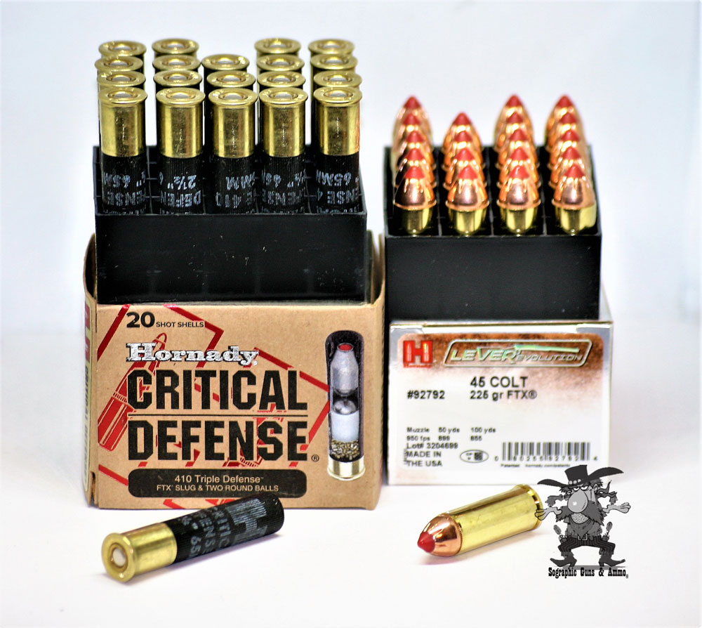 45LC/410 COMBO Hornady BEST LEVEREvolution FTX 45LC & 410 Critical ...