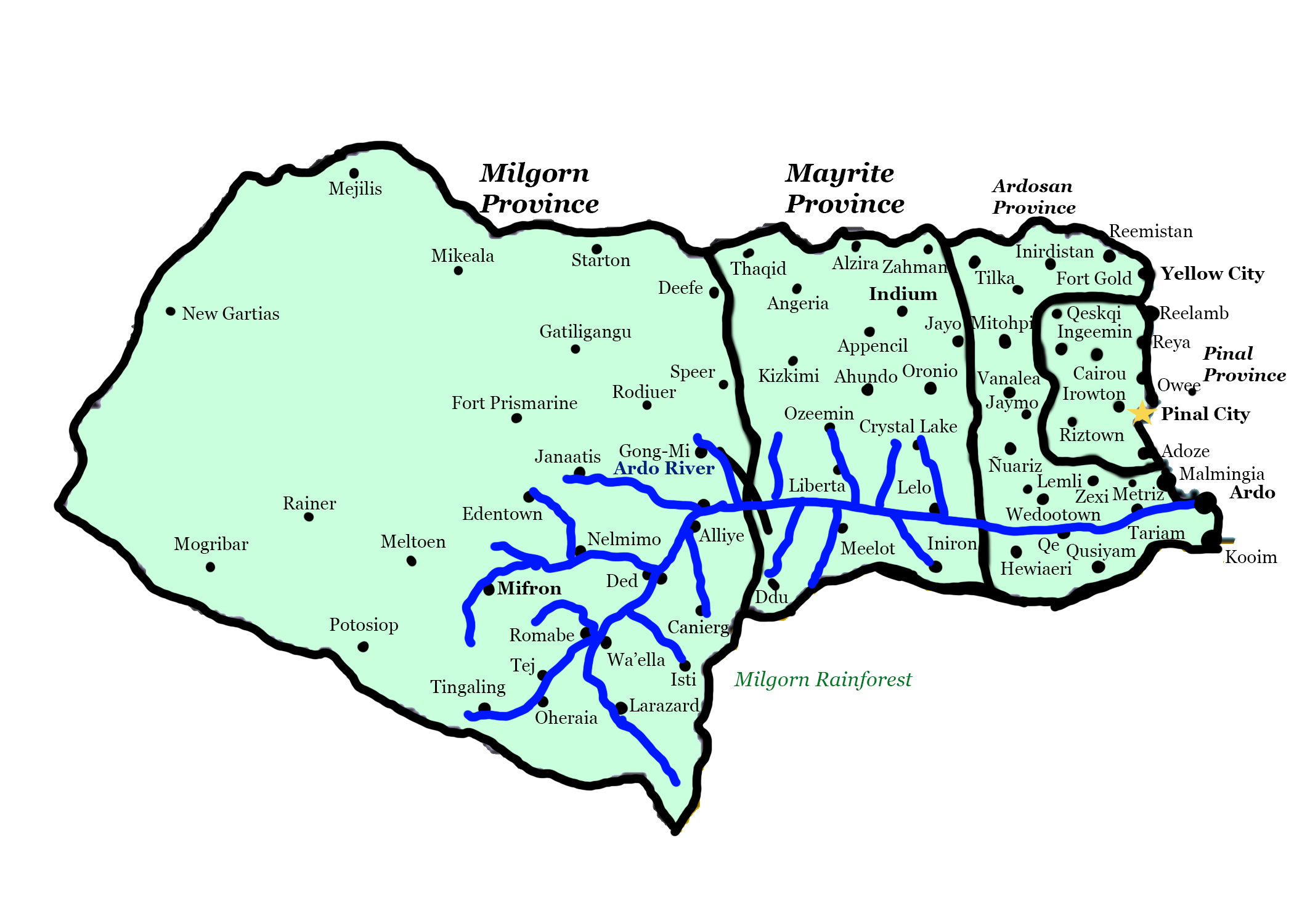 Trident Political Map — Postimages