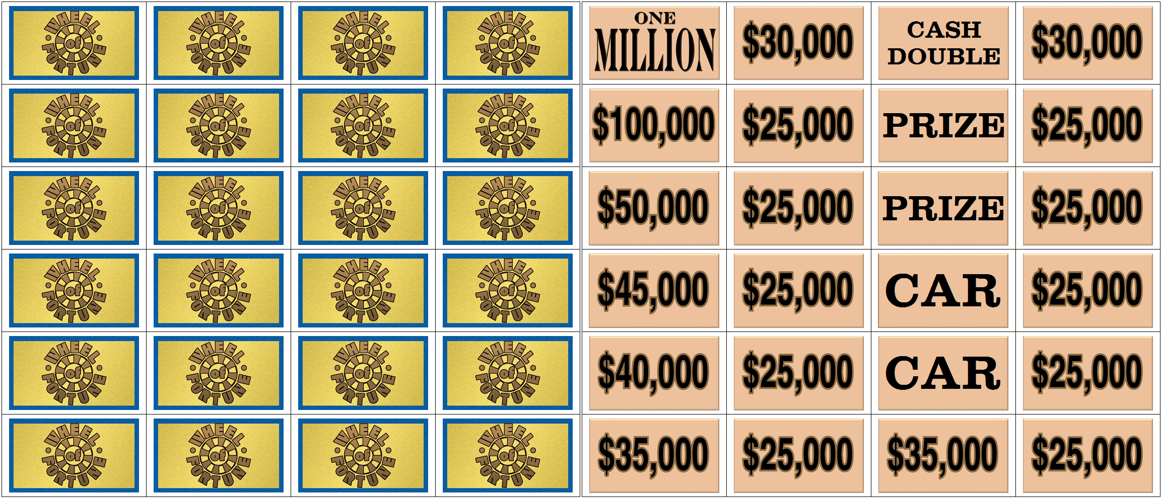 WOF All Bonus Prize — Postimages