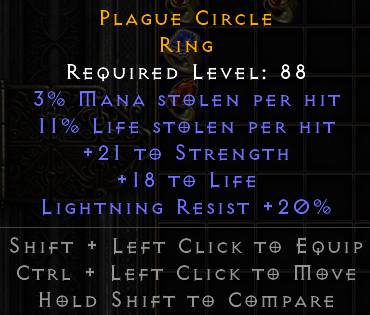 Nice Dual Leech Ring - Topic - d2jsp