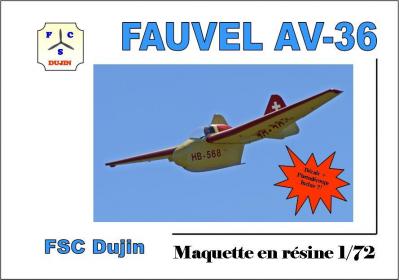 1/72 - Fauvel AV-36 & AV-361 resin kit by FSC Dujin - re-released - The ...