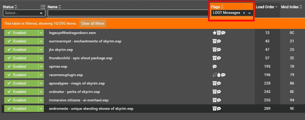 sort plugins by LOOT messages - Vortex Support - Nexus Mods Forums