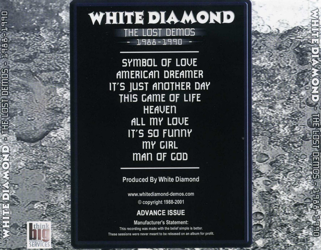 White Diamond (US-OH) - The Lost Demos 1988-1990 [Advance Issue] (2001 ...