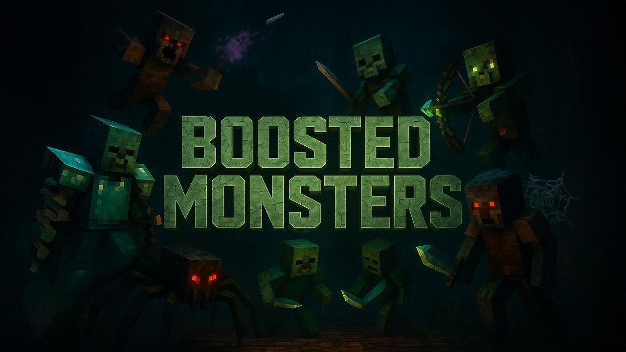 [1.21.x] ⚔️ BoostedMonsters ⚔️ - 25+ New Enemies | SpigotMC - High ...