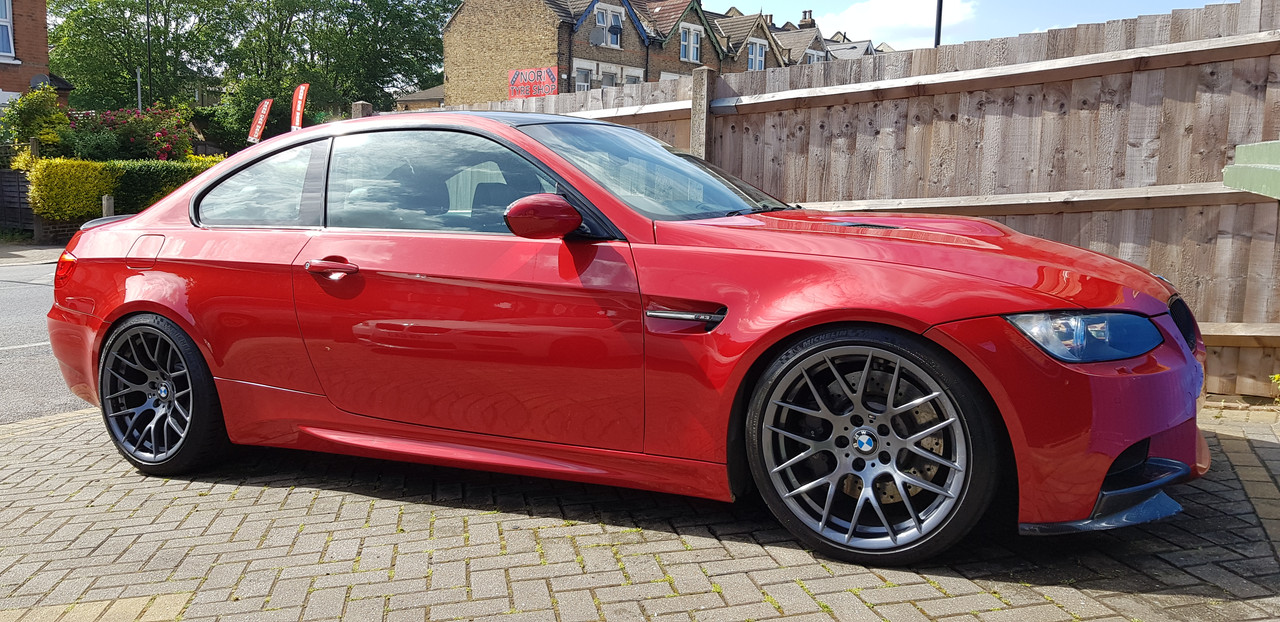 2007 BMW E92 M3 Coupe, Melbourne Red, 6MT, Evolve Stage 2 450hp, PDC ...