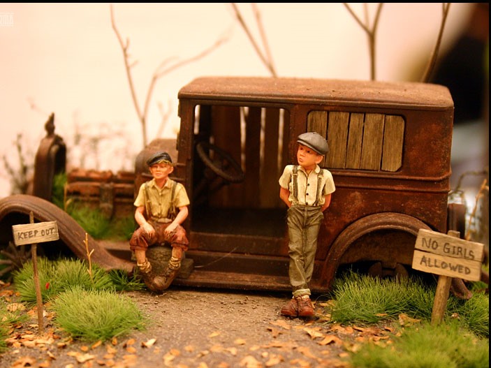 "The Clubhouse" diorama | Modelers Social Club Forum