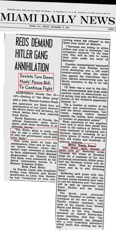 WW2 Miami Beach Post Dec 1941 Hitler wants — Postimages