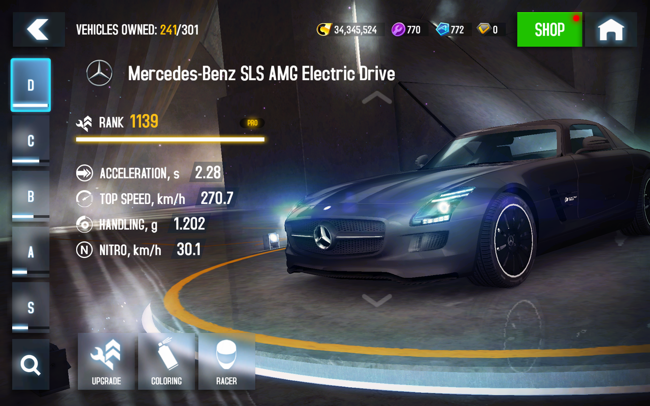 1139 Mercedes Benz SLS AMG Electric Drive — Postimages