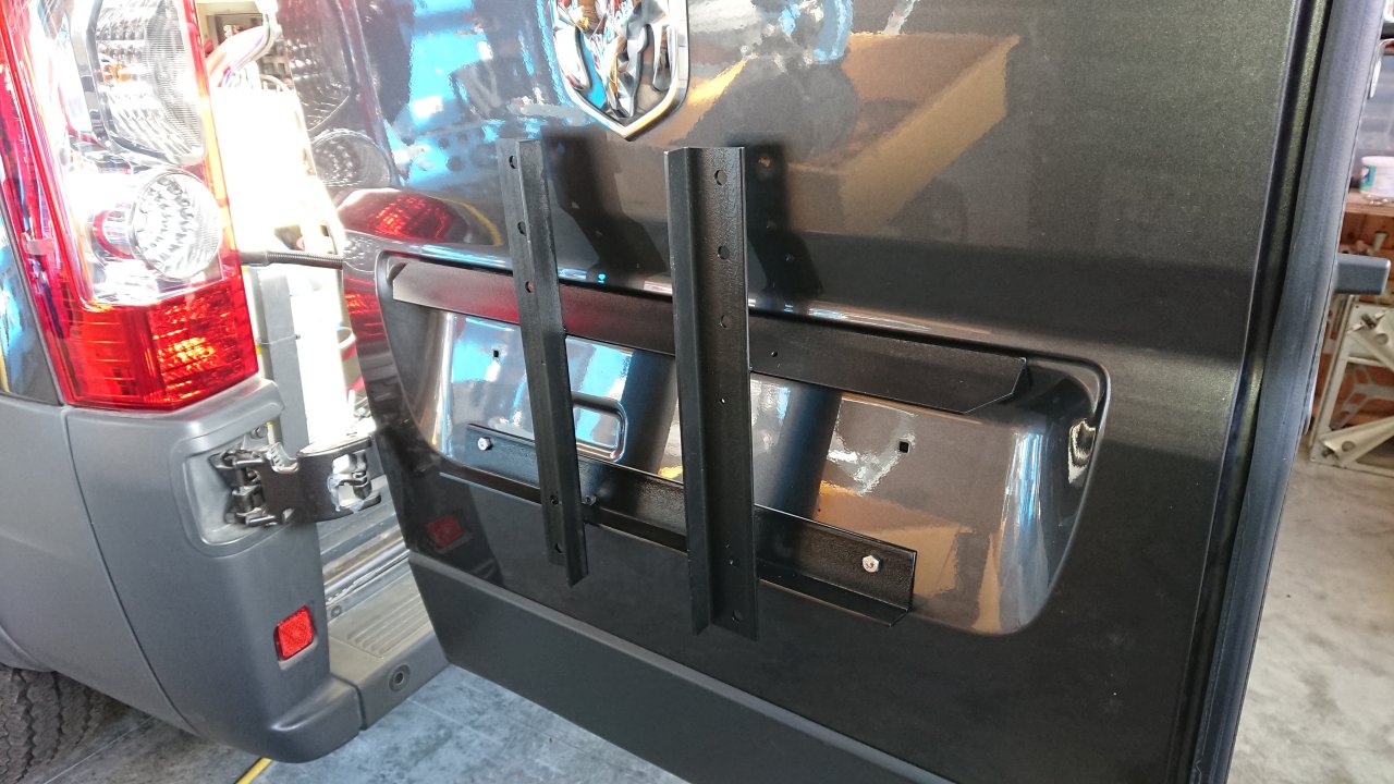 Spare tire mount for rear door | Ram Promaster Forum