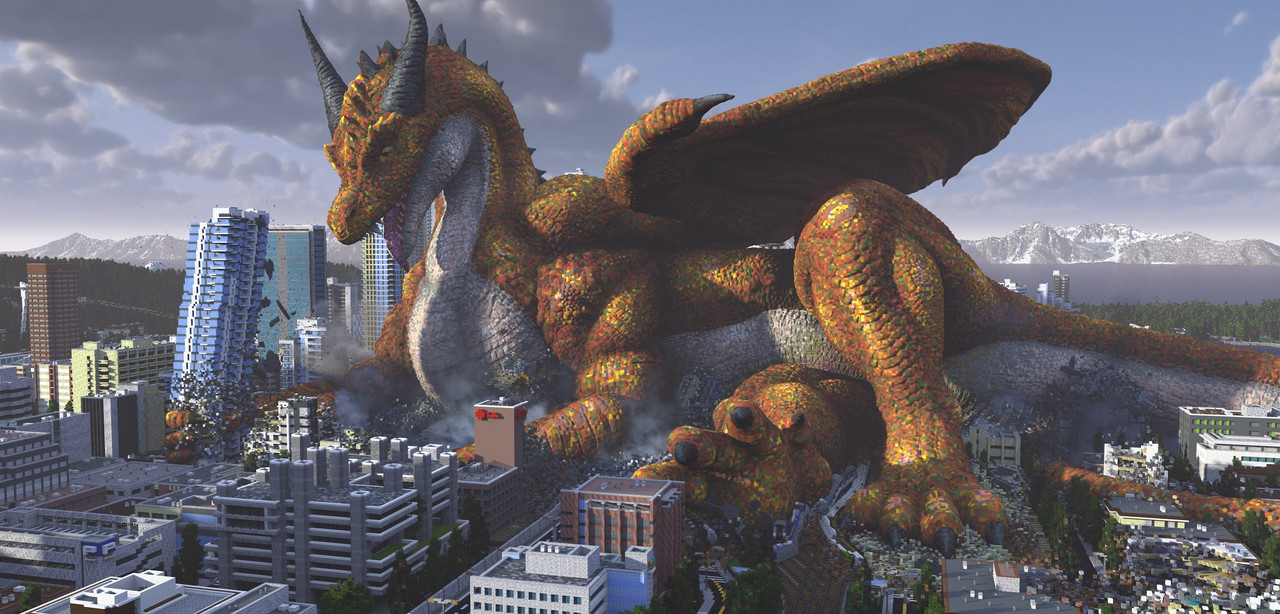 Large collection of my dragon builds renders [Vol. 2]