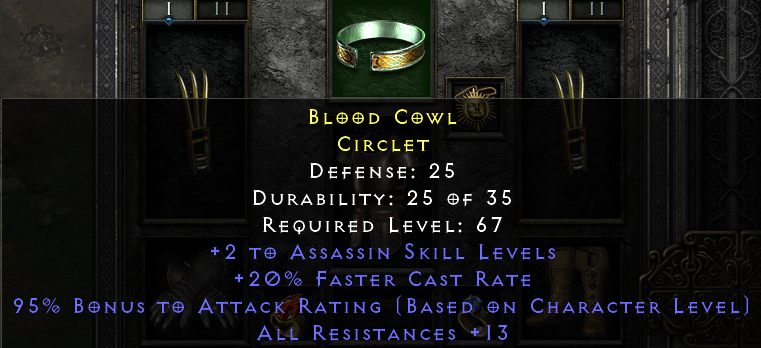 Assassin Visio Helm === - Topic - d2jsp