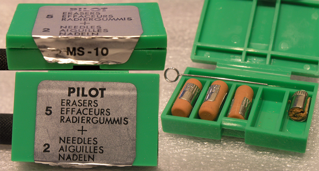 What is this little metal needle thing on the eraser ? (STAEDLER 925 35 ...