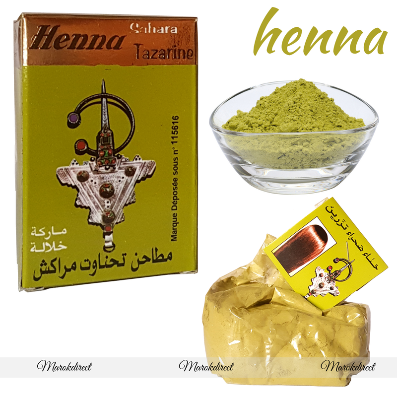 Organic Henna Powder Pure Moroccan Hair Dye Natural Colour Herbal Henne ...