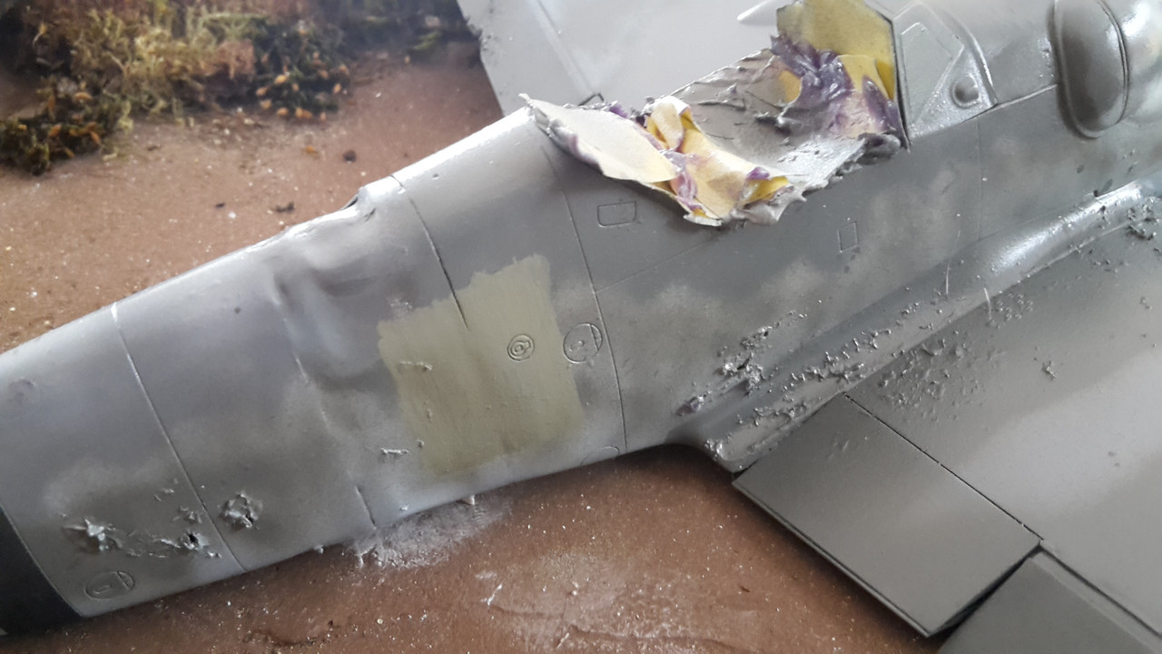 Duplicating wrinkles in aircraft skin - Construction & Scratch-building ...