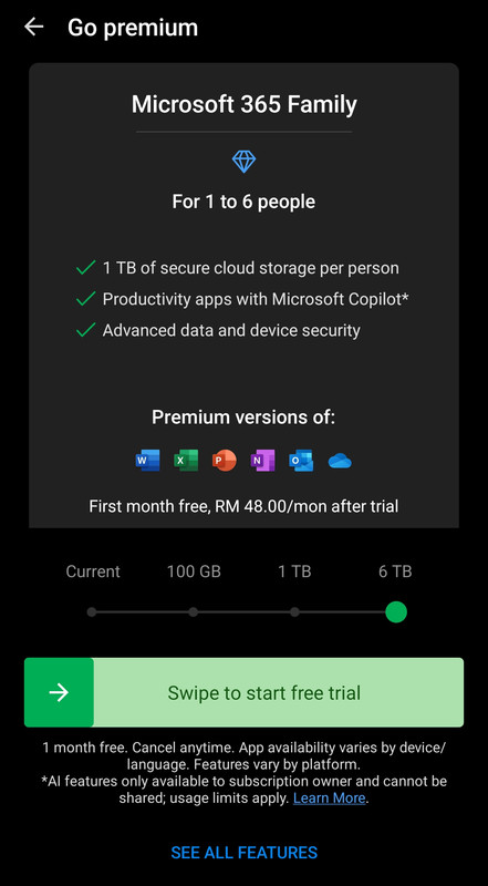 Microsoft Office 365 Subscription Personal