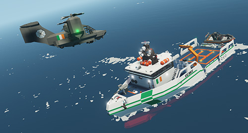 Steam Workshop::Weaponized Command Cutter IGCG Dante + VTOL + RHIB