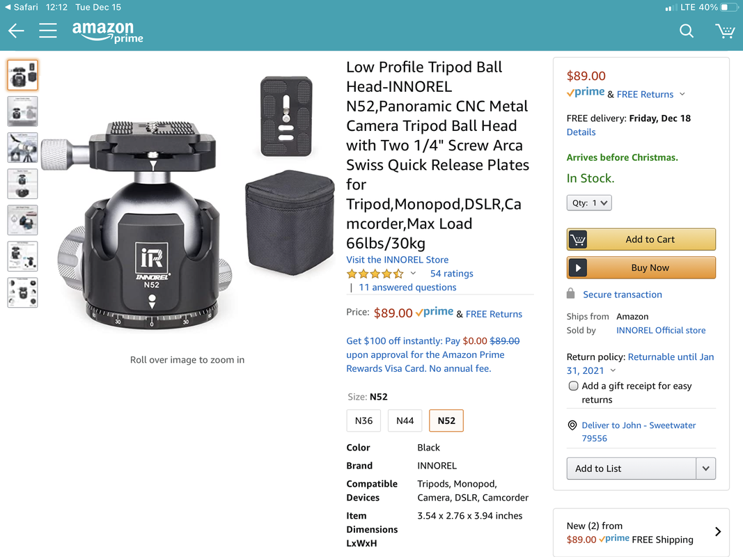 Bog Pod death grip tripod - 24hourcampfire