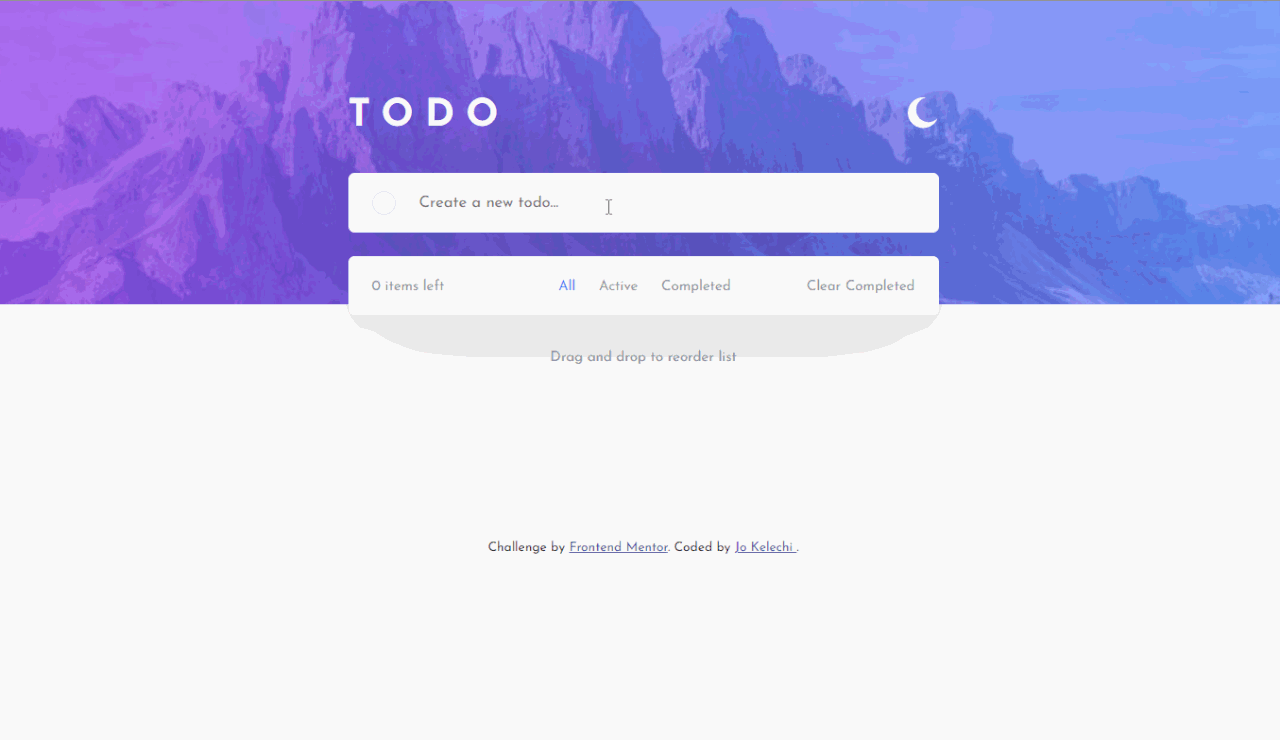 GitHub - jo-kelechi/todo-app: Todo App Challenge from Frontend Mentor GitHub - jo-kelechi/todo-app: Todo App Challenge from Frontend Mentor