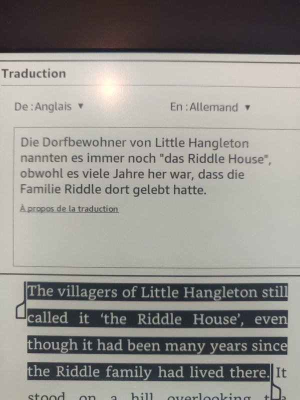 Is there an e reader or e reader app where you can tap on a word to get ...