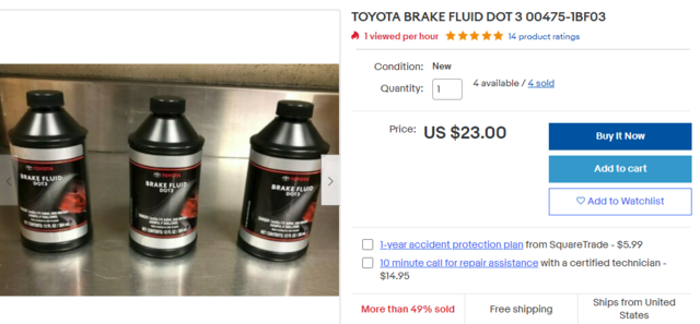 Brake Fluid | Toyota Nation Forum