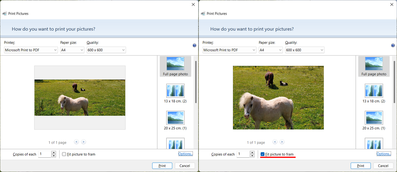How To Print Multiple Pictures On One Page Windows 10 Printing How