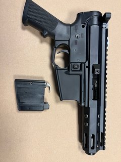 3" Foxtrot Mike 9mm Upper, Rail, BCG, CH and 9mm lower receiver adapter ...