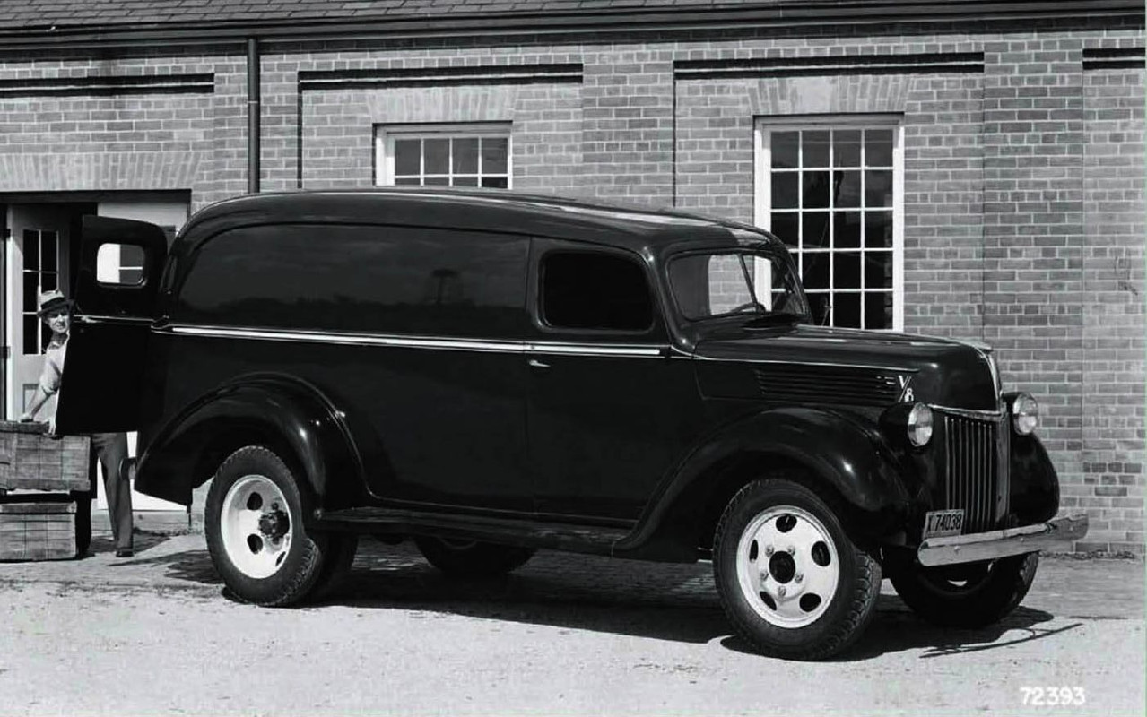 1940 Ford 1 ton panel delivery factory pic — Postimages