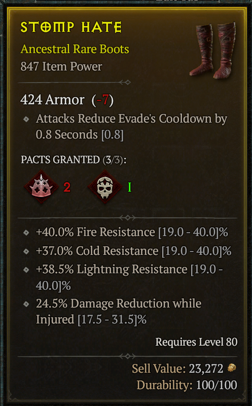 @@ Triple High Resistance Boots @@ - Topic - d2jsp