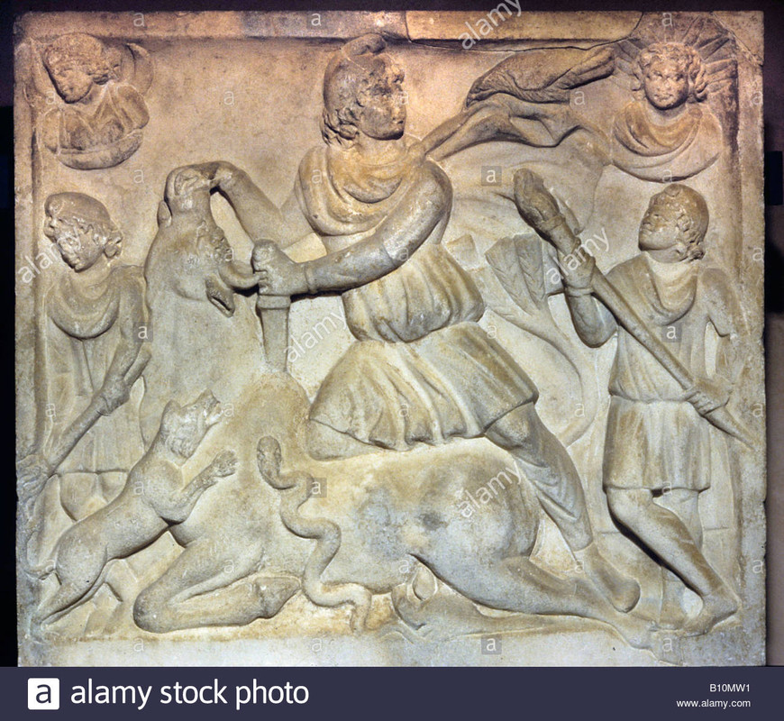 mithras slaying the bull roman relief B10 MW1 — Postimages