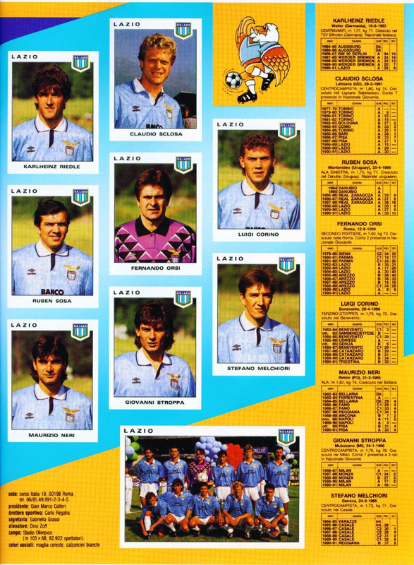 Calciatori 1991 1992 Panini 25 — Postimages