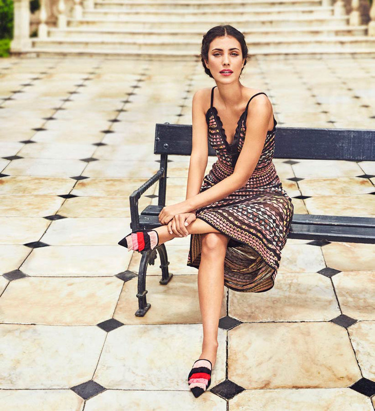 Pretty Ballerinas Alessandra De Osma Ella black suede mule aless — Postimages