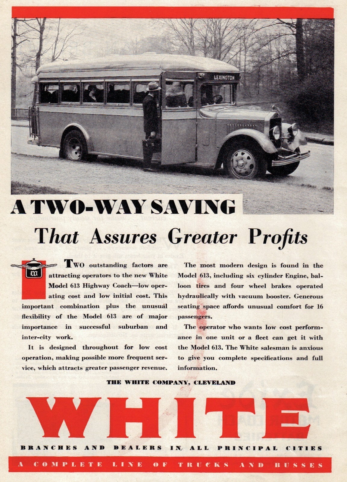 White '31 613 Two Way Savings — Postimages
