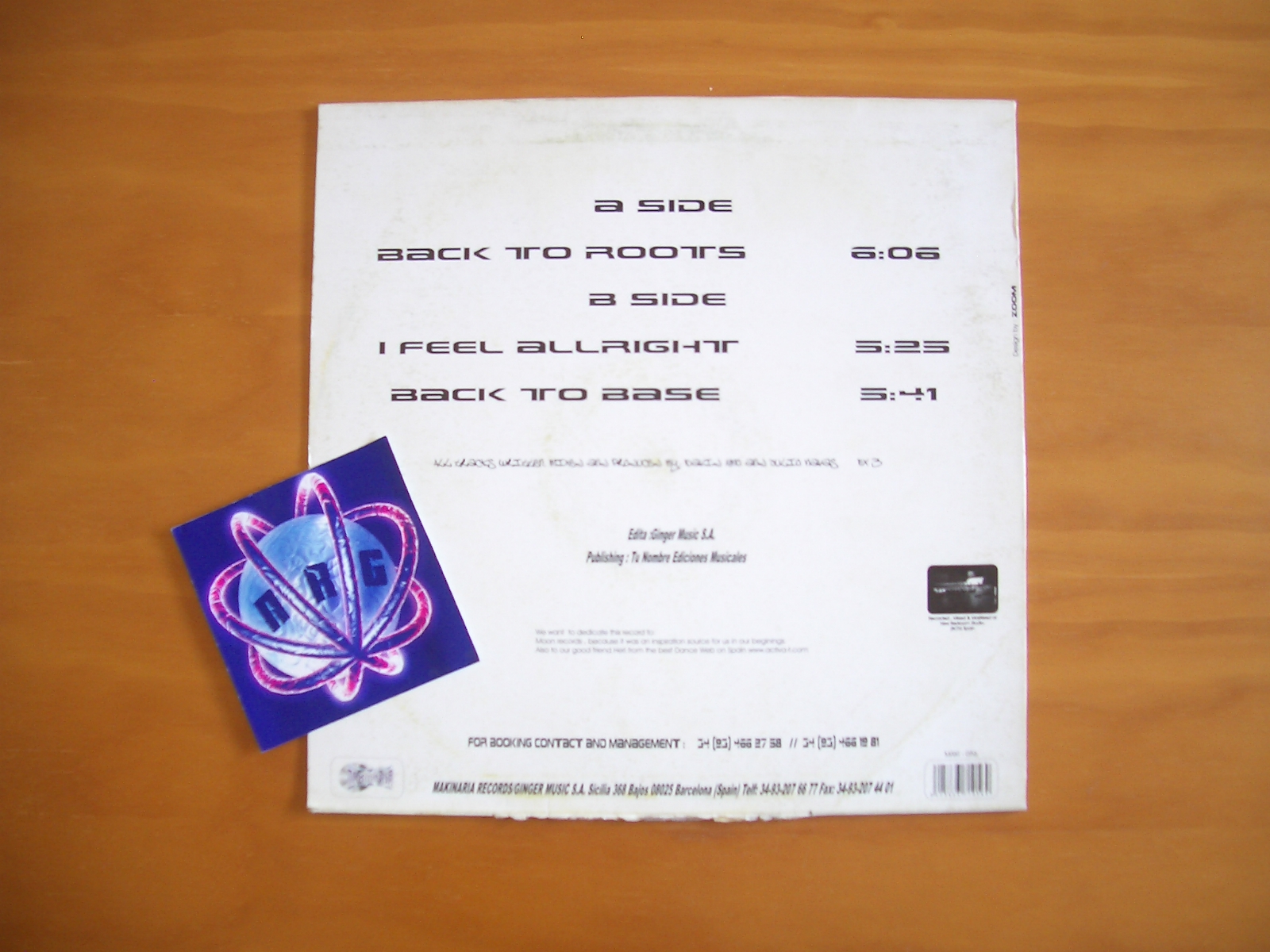 00 analogic featuring ex 3 back to roots (maki 056) vinyl 1998 — Postimages