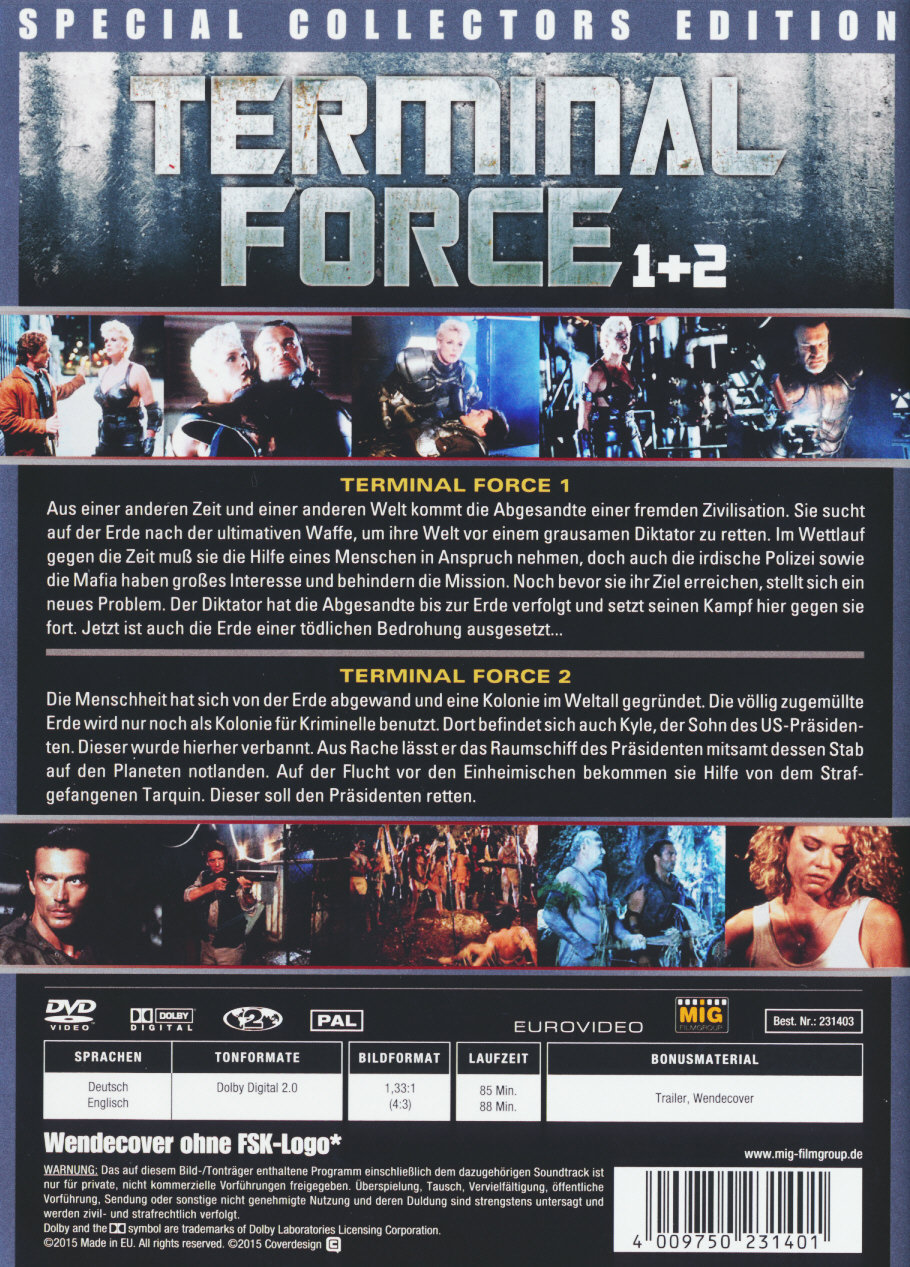 terminal force se ce 2 dvds 1 large — Postimages