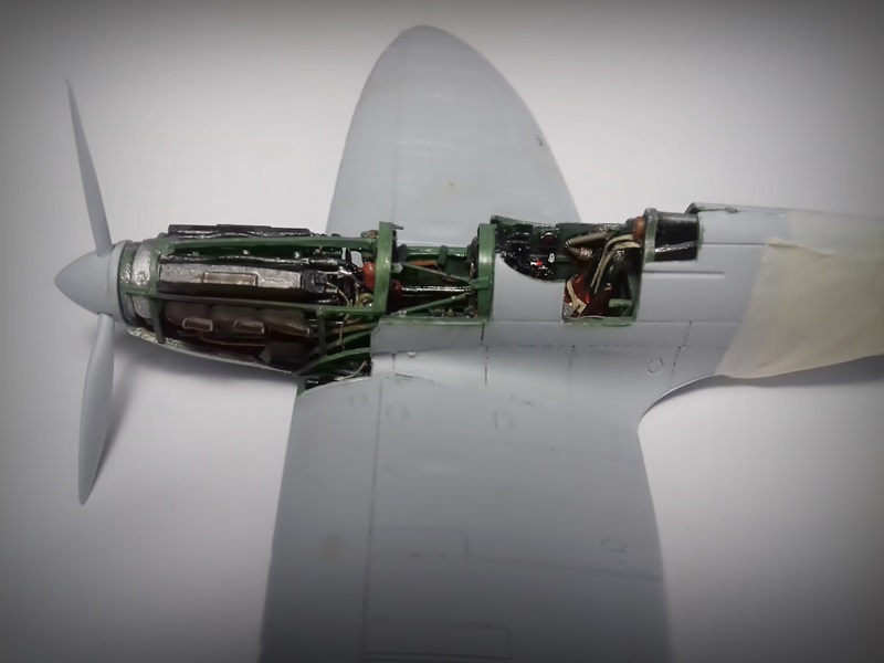 SCRATCH BUILDING THE INTERIOR OF A 1:72 SCALE AIRFIX SPITFIRE MK1A ...