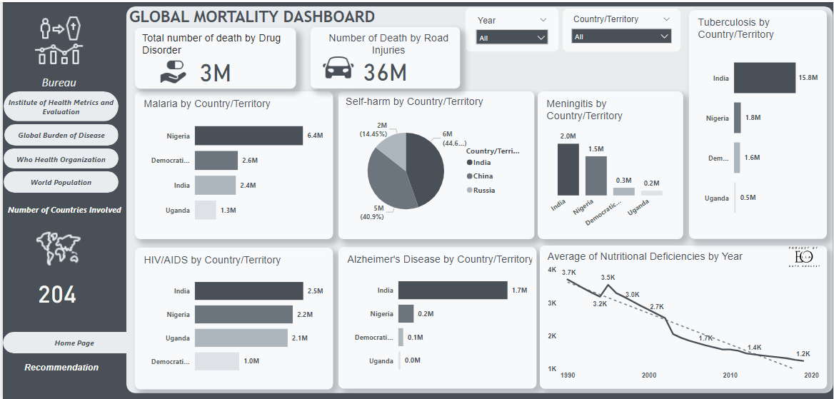 Elizabeth Ngozi Obibuogu | Global Mortality Dashboard