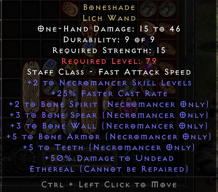 100% Perfect Eth Boneshade - Topic - d2jsp