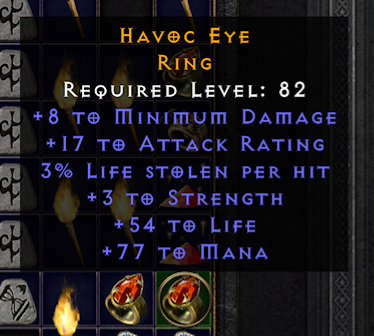 Decent Minimum Damage Rings - Topic - d2jsp
