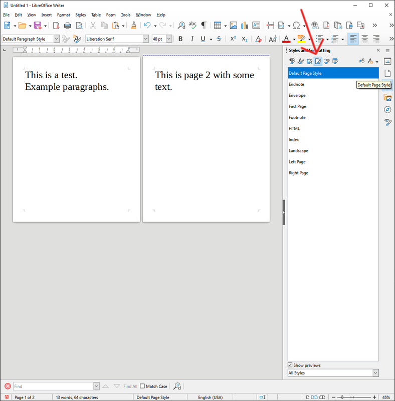 Libre Office Page Styles Step 2 3 — Postimages